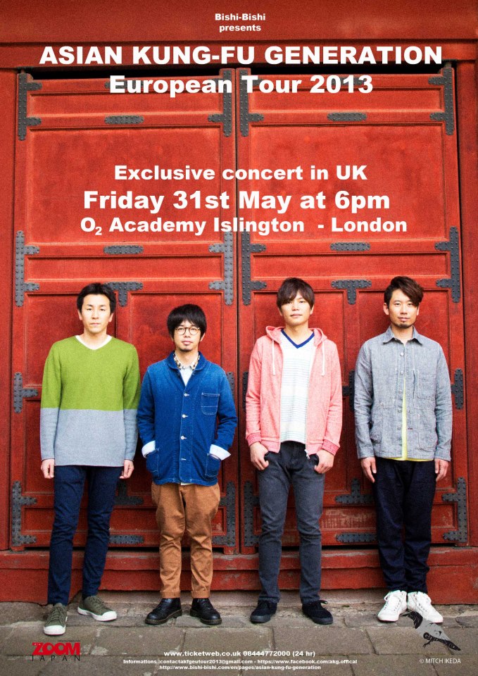 Europa rockeó con Asian Kung-Fu Generation – Europe rocked on Asian Kung-Fu Generation! – Bunka Wave